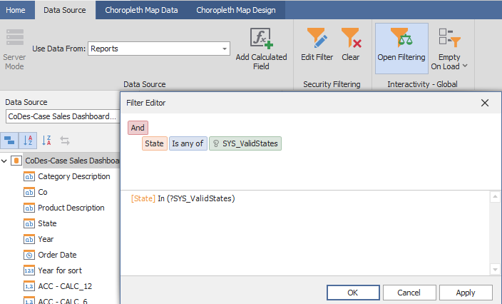 Utilizing System Variables/Parameters in Dashboards | ReportsNow DAS User Guide