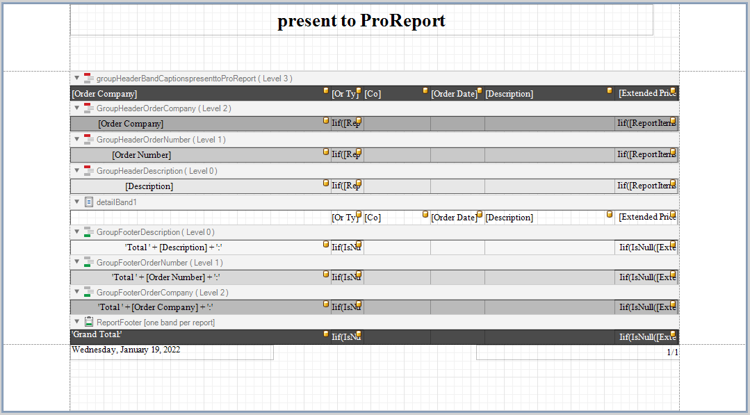 Create an Automatic ProReport Presentation