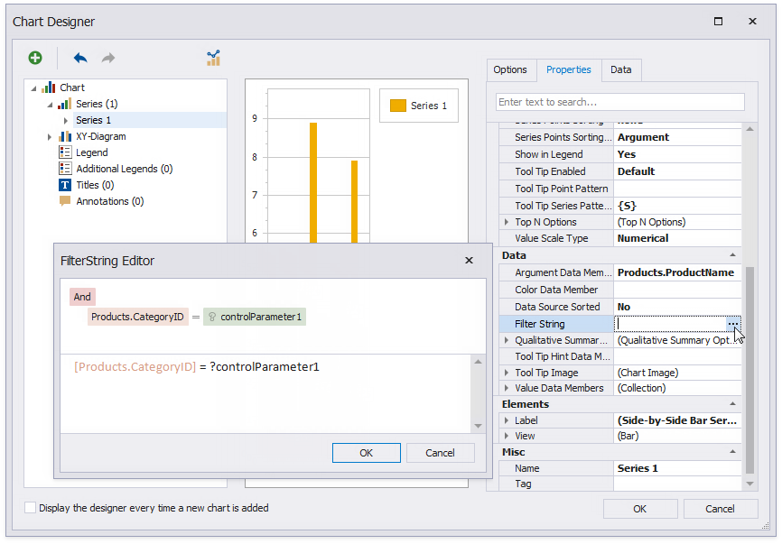 Use Charts to Visualize Grouped Data