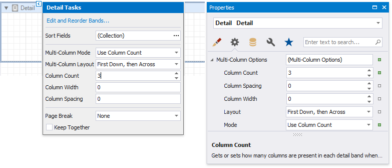 Multi-Column Reports